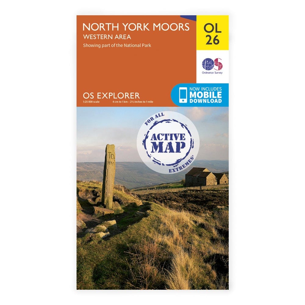 OS Explorer Active OL26 - North York Moors Western Area