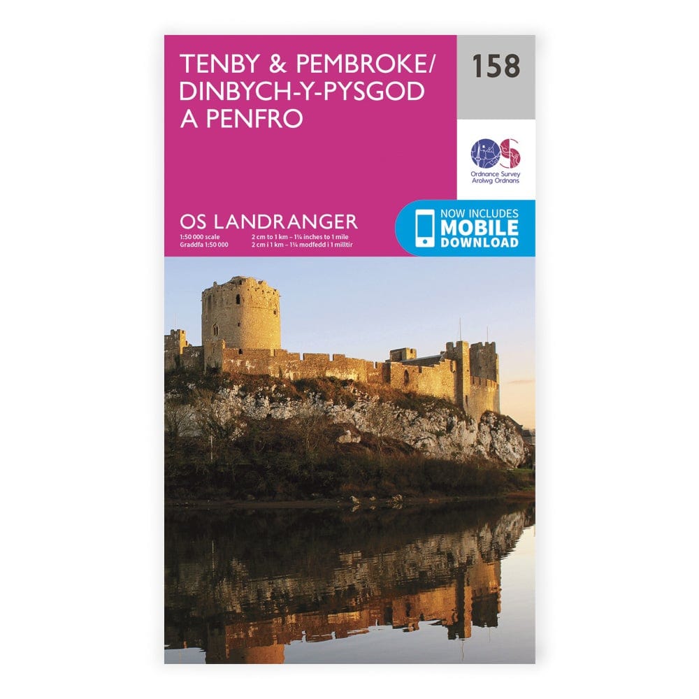 OS Landranger 158 - Tenby and Pembroke
