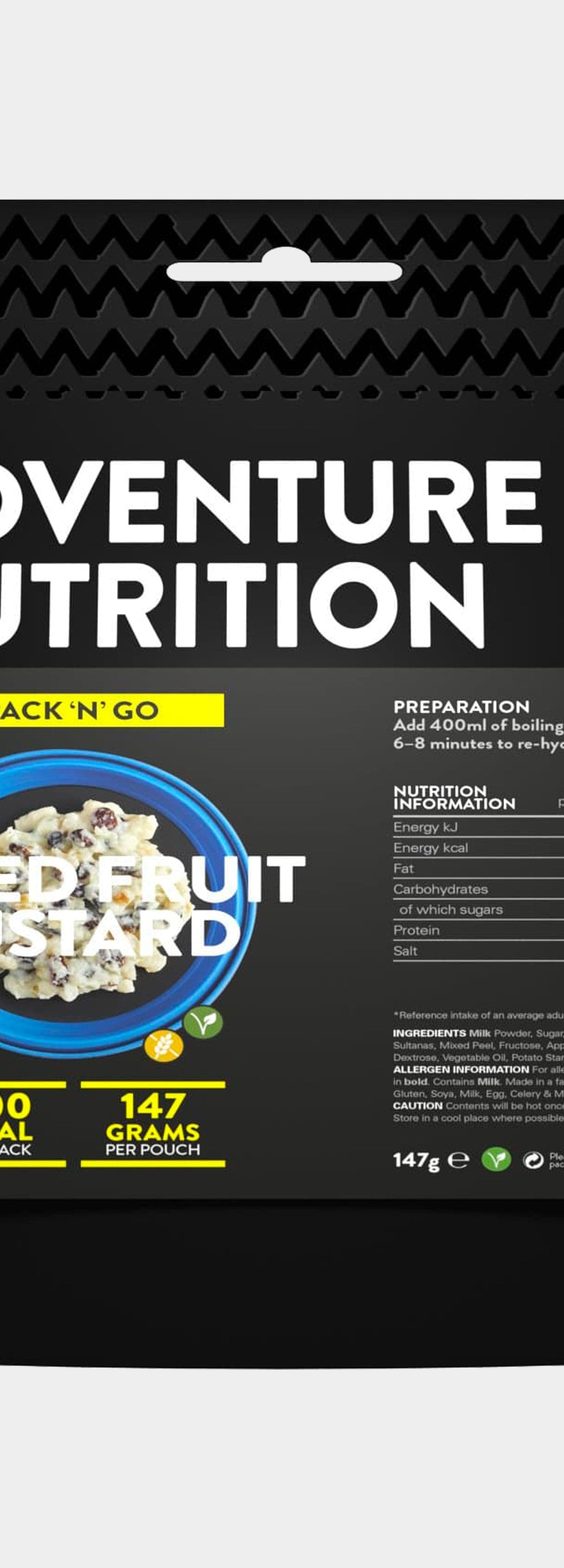 Adventure Nutrition Pack n Go - 600kcal Dessert Meal Packets